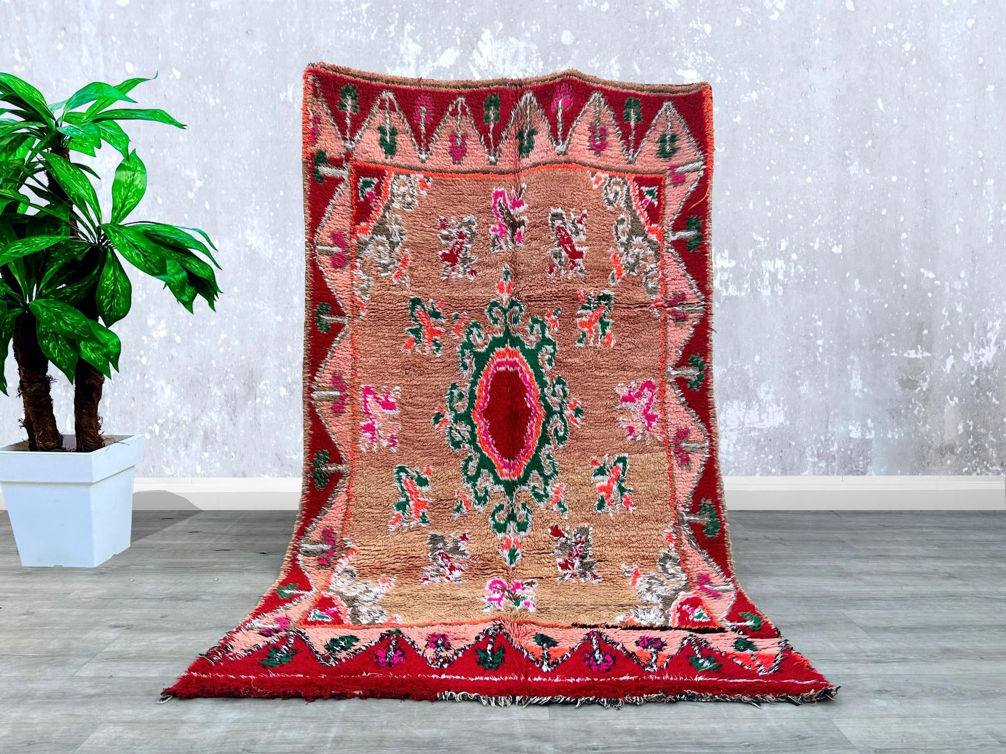 How to Decorate with Different Shades of Red Moroccan Rugs – Wool ...